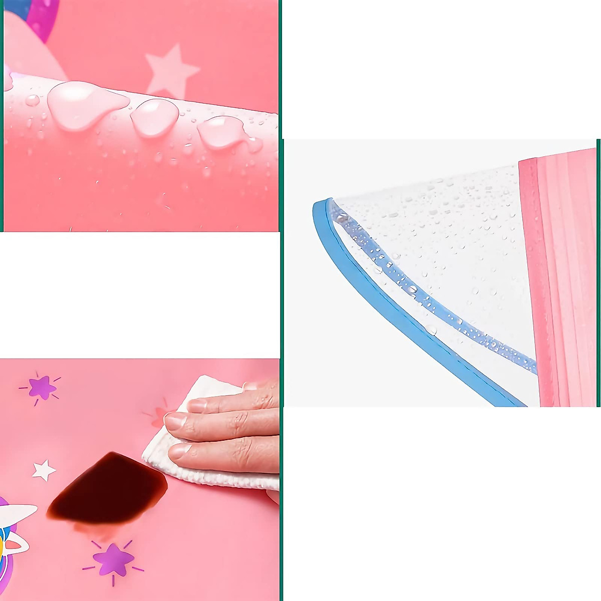 Kids Raincoat Boys Girls Rain Jacket Hooded Dinosaur Poncho Waterproof Coat Outdoor Sports,Yellow S, 2-3T