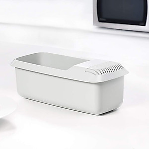 Microwave Pasta Cooker, Microwavable Spaghetti Drainer Fast Pasta Boat with Straining System for Dorms Small Kitchens Offices