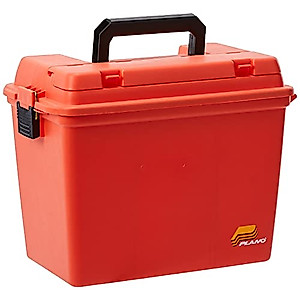 Plano Extra Large Dry Storage Box with Tray Orange