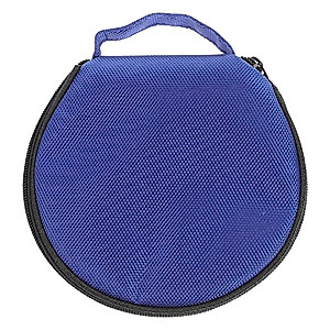 OUNONA 20 Capacity CD/DVD Case Holder:Portable Zipper CD Case Holder Large Storage Disc Wallet Bag Binder Organizer for Car Home Office
