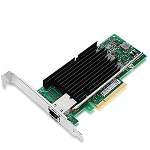 Vogzone 10Gb PCI-E NIC Network Card for Intel X540-T1,100MbE/1GbE/10GbE Copper Single RJ45 Port, with Intel X540 Chip,10GbE PCI Express 2.1 X8 Ethernet Adapter Support Windows/Linux/VMware