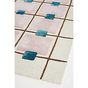 Hand Tufted Floreat Design Rugs Modern Area Rug, Beautiful Rug Living Room Rug (8'x10')
