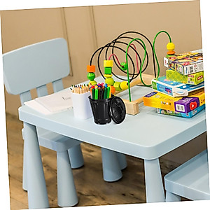 Stainless Steel Trash Cans with Lids, Desktop Waster Basket Outdoor Dog Poop Garbage Can Farmhouse Retro Metal Waste Bin for Bathroom Bedroom Garden Yard