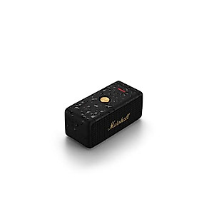 Marshall Emberton II Portable Bluetooth Speaker - Black & Brass