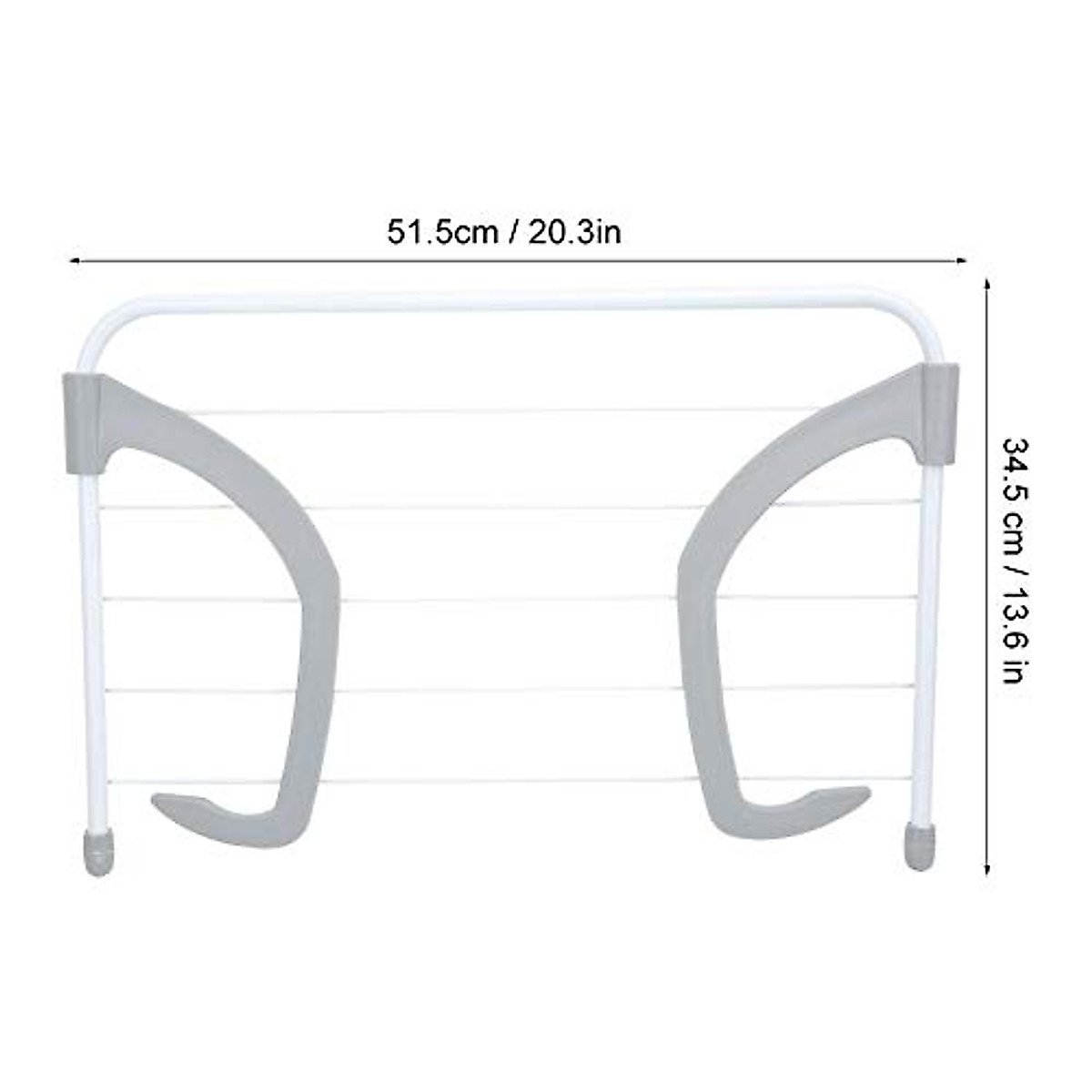 TOPINCN Balcony Retractable Folding Clothes Drying Rack Foldable Clothes Hanger for Indoor Outdoor Space Saver Racks