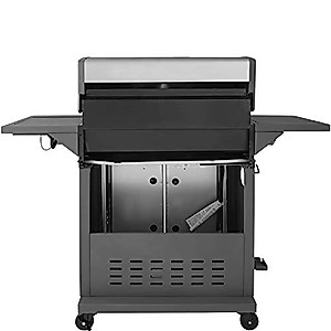 Royal Gourmet GG4302S 4 Propane Gas Grill with Side Burner, 57,000BTU, Stainless Steel