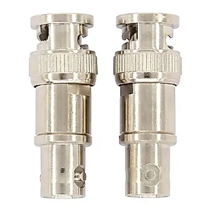 MOTOKU 2X Copper Adapter 50Ohm 38.5mm Insert Type BNC Feed Through Terminator