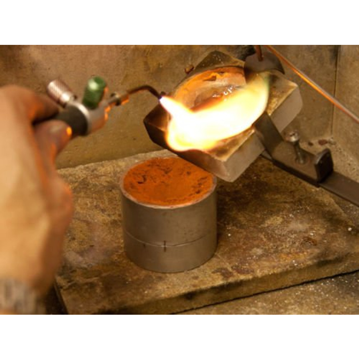 10 Lb Petrobond Casting Sand Ultra-Fine (190 Mesh) Delft Clay Alternaitve Molding Clay for Die Casting Replicating Pouring Highly Detailed Gold Silver Copper Pewter Brass Aluminum Brass Bronze Jewelry