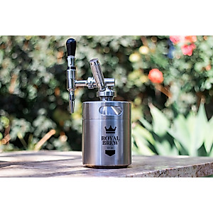 The Original Royal Brew Nitro Cold Brew Coffee Maker - Gift for Coffee Lovers - 64 oz Home Keg, Nitrogen Gas System Coffee Dispenser Kit