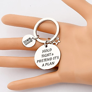 UJIMS Movies Inspired Keychain Movies Fans Gift Police Box Key Ring Merchandise Whovian Gift(TD Inspired Keychain)