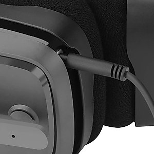 Geekria QuickFit Audio Cable with Mic Compatible with Astro A40 tr, A40, A30, A10, A10 Gen 2 Gaming Headsets Cable, 3.5mm Aux Replacement Stereo Cord with Inline Microphone (6 ft/2 m)