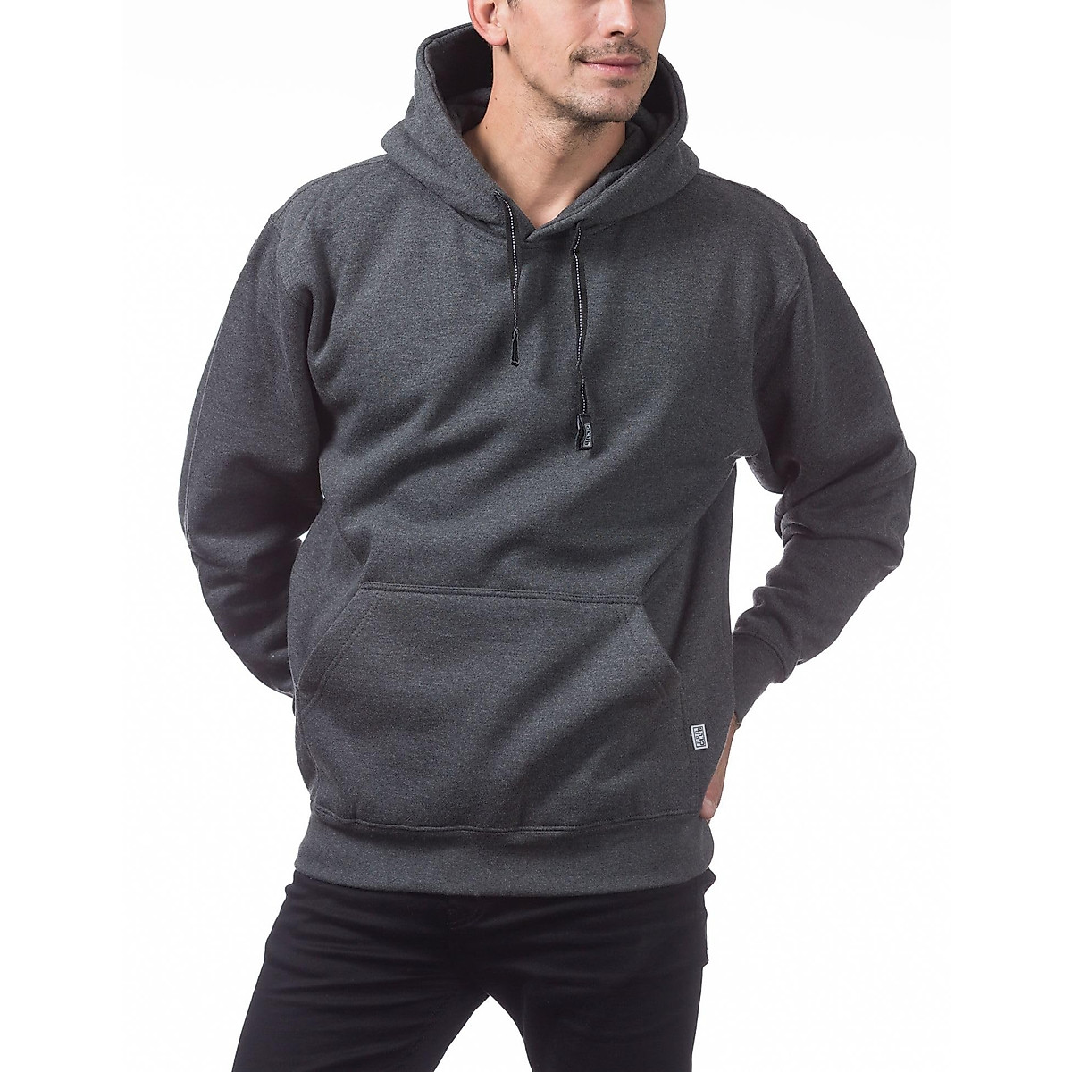 Pro Club Men's Heavyweight Pullover Hoodie (13oz), Charcoal, 4X-Large