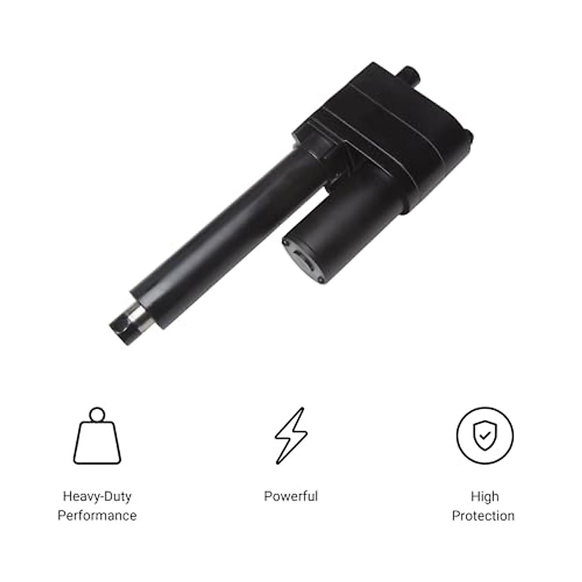 Progressive Automations 24V High Force Linear Actuator - 10 Inches Stroke, 2000 lbs Force, Heavy Duty Linear Actuator with Feedback IP65 Protection for Industrial Use, PA-17