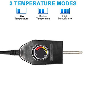 Adjustable Controller Thermostat Probe Cord for Most Outdoor Cooking Electric Smokers and Grills Heating Element