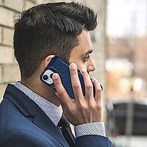 iMangoo for iPhone 14 Case Wallet Credit Card Holder Slots Kickstand, iPhone 13 Flip Cases PU Leather Cash Pocket for Men Women Double Magnet Clasp Protective Phone Cover for iPhone 14 13 6.1" Blue