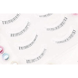 Dorisue Bottom lashes Lightweight Short Lower lashes 4 Pairs Lashes Pack Natural Looking wispy lashes