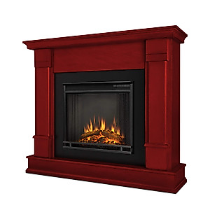 Real Flame G8600E-W Silverton Electric Fireplace, Medium, White
