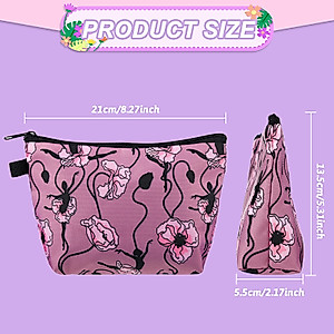 Saintrygo 6 Pack Cute Cosmetic Ballet Bag Ballet Girl Dance Gifts Dance Makeup Bag Adorable Travel Ballet Pouch Dance Cosmetic Case Toiletry Organizer for Girls Women Dancer, 6 Styles