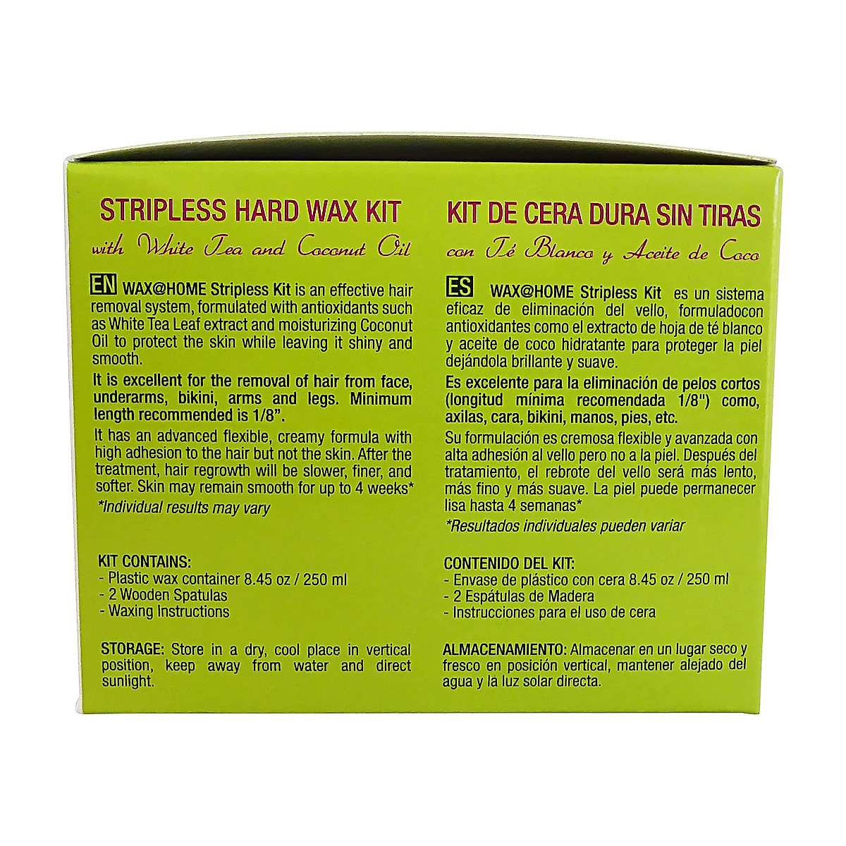 Wax at Home Microwavable White Tea Cream Stripless Wax Kit 8.45 Ounces by Wax Necessities Waxness