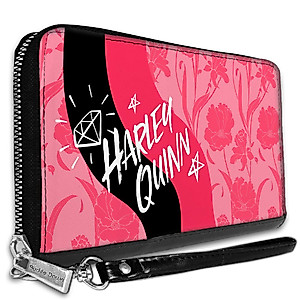 Buckle-Down Women's PU Zip Around Wallet Rectangle-Birds of Prey, 7.5"x4.5"