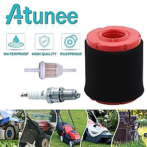 Atunee 937-05066 Air Filter for MTD 547cc Engine 4X90HU 4X90HUA 8X90KU 8X90KUB 8X90ZU 8X90ZUA 9X90HU 9X90HUA AX90HU AX90HUA AX90HUB with Fuel Filter Spark Plug
