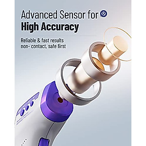 Femometer Baby Thermometers, Forehead Thermometer for Adults and Kids, Digital Infrared Thermometer with Fever Alarm and Memory Function