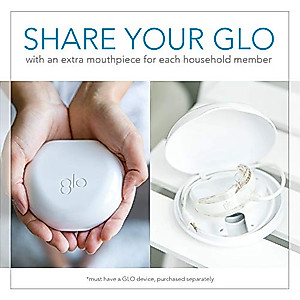 Extra GLO Brilliant Light & Heat Mouthpiece For Use With The GLO Teeth Whitening Device - Latex Free, 1 Count (Pack of 1)