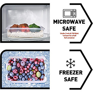 VeLve 48 PCS Food Storage Containers Set with Lids Airtight (24 Containers & 24 Lids), Leak-Proof, BPA Free, Kitchen Storage and Organization, Meal Prep, Reusable Lunch Containers, Transperent