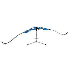 SOPOGER Archery Recurve Bow Stand Stainless Steel Heavy Duty Bow Holder Rack Legs for Recurve Bow Longbow Hunting Shooting