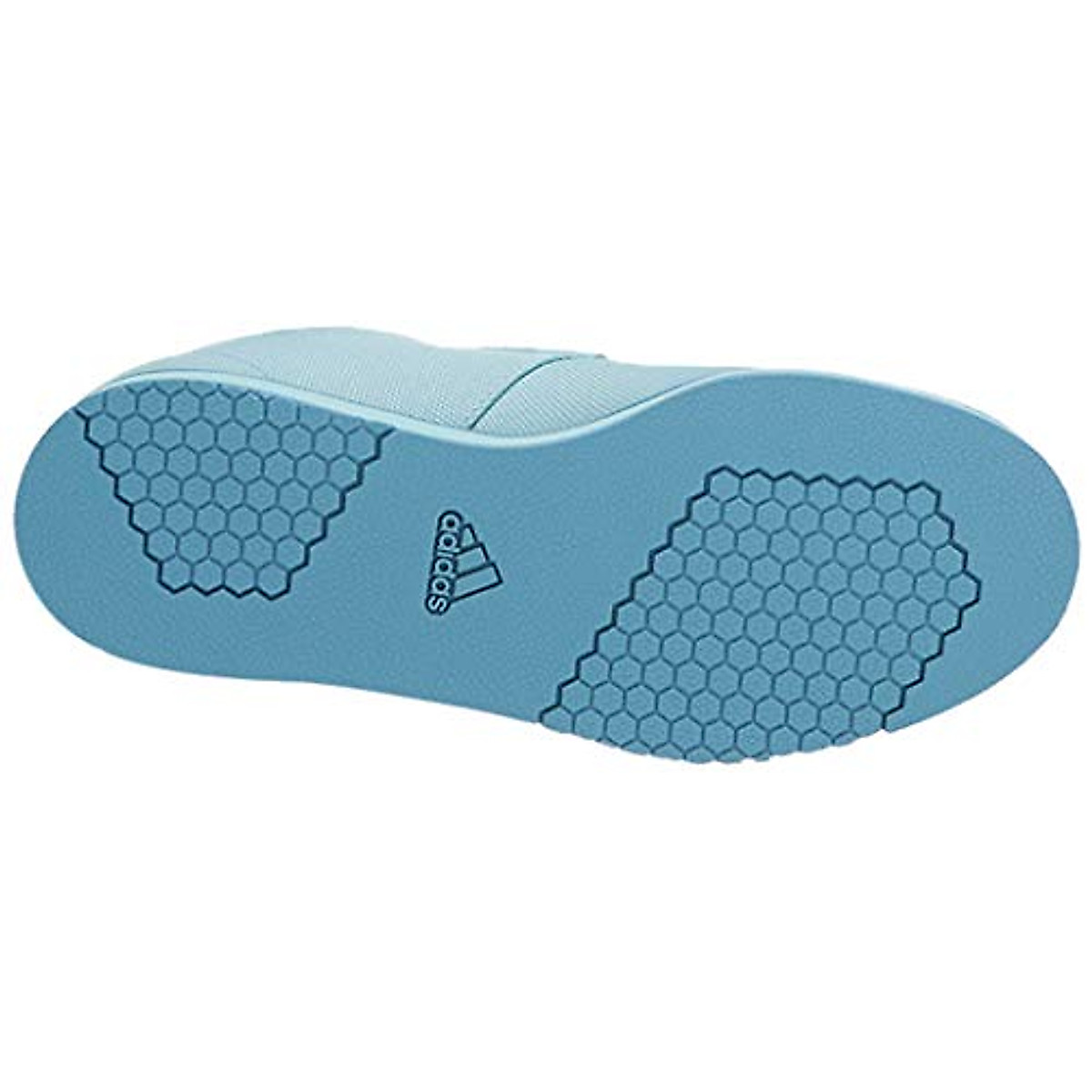 adidas Women's Powerlift 4 Cross Trainer, Hazy Sky/Solar Yellow/Hazy Blue, 9.5