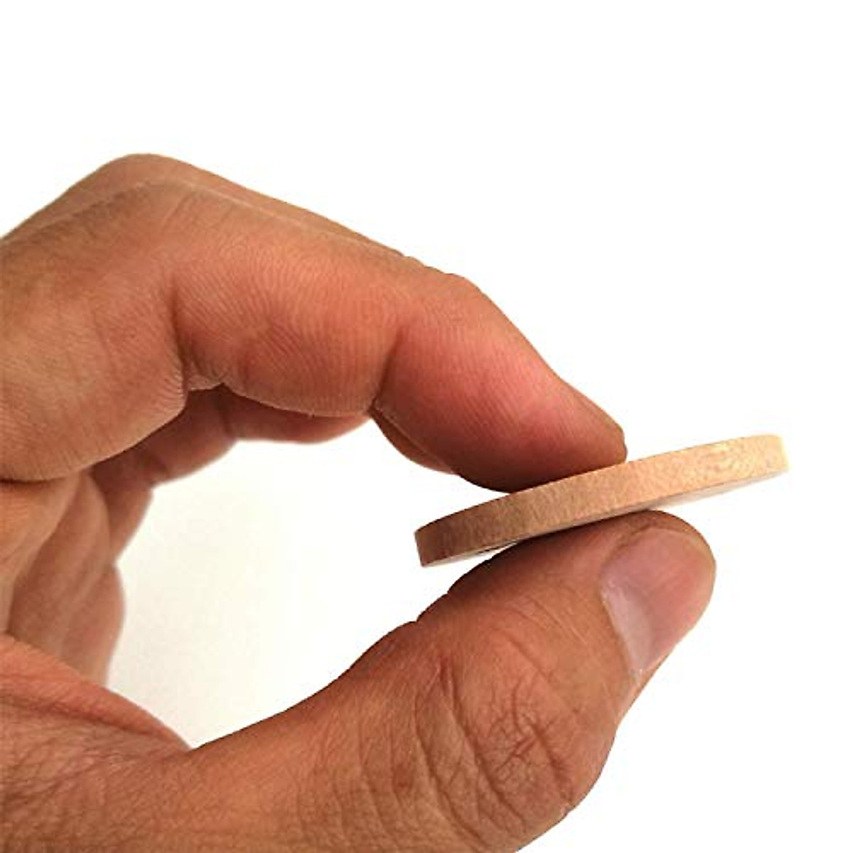 1.5 Inch Natural Wood Slices Unfinished Round Wood Coins for DIY Arts & Crafts Projects, 50 per Pack.