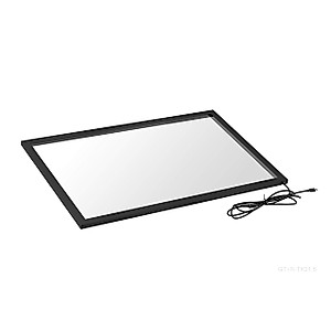 GreenTouch 21.5 Inch Multi Interactive Infrared Touch Frame, IR Touch Screen Overlay Kits, IR Touch Screen Panel Bezel with 3mm Tempered Glass…