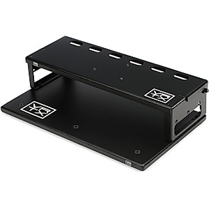 Vertex Effects Travel Lite 17-inch x 10-inch Guitar Effects Pedalboard v2 with TL1 Riser