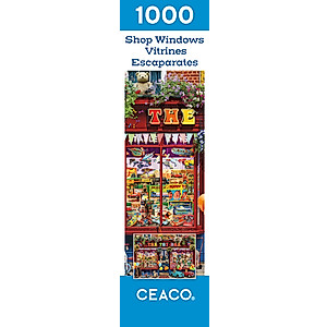 Ceaco - Shop Windows - Toy Box - 1000 Piece Jigsaw Puzzle, 26.6 x 19