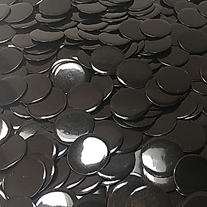 MR CHIPS Plastic Bingo Chips for Games 10,000 Count Box - Solid and Transparent Colors Counting Black 3/4 Inch