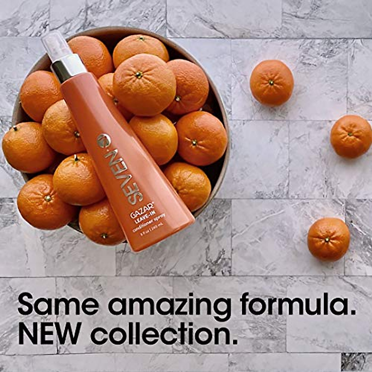 SEVEN GAZAR Hair Care Leave In Conditioner Detangler Spray, Hairspray for Women, Thin Dry Damaged, Curl-Defining, Wavy Curly Hair, Anti Frizz Detangling Spray, 8oz