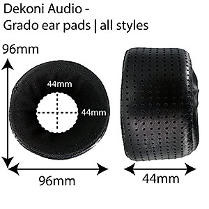 Dekoni Audio Custom Fenestrated Velour Replacement Ear Pads for Grado Headphones