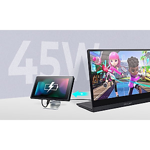 GeChic M505I 15.6" 1080P Portable Touchscreen Monitor Rear Port,Speakers,USB-C Docking for Laptop Power Delivery,HDMI Industrial Second Monitor,Vesa Mount,Gaming Xbox/PS5/Switch,45W PD FastCharging