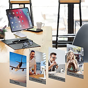 KOTUDAY Cell Phone Stand for Desk, Adjustable Phone Holder for Desk Compatible with Most of The Cell Phones, Such as iPhone 14 Pro Max,Samsung, LG,Sony,One Plus-White