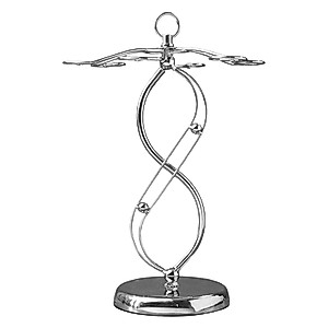 Gazechimp Wine Glass Holder, with 6 Hooks Display Stand Decorative Accessories Creative Wine Cup Organizer Stemware Storage Rack, for Countertop Home