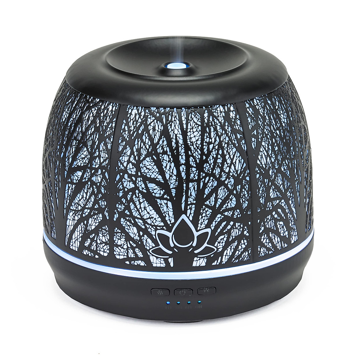 Aroma Outfitters Large Iron Essential Oil Diffuser | Aromatherapy Diffuser That Purifies Air | Ultrasonic Humidifier 7 Color LED Lights | Home Essentials | Scent Diffuser | Large Water Tank of 500mL