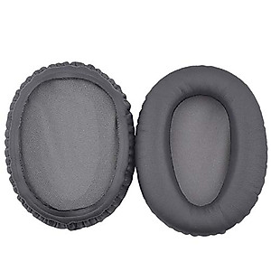 WH-CH700N Replacement Earpads Protein Leather Ear Pad Ear Cushion Ear Cups Ear Cover Earpad Repair Parts Compatible for Sony WH-CH700N Headphone (Black)