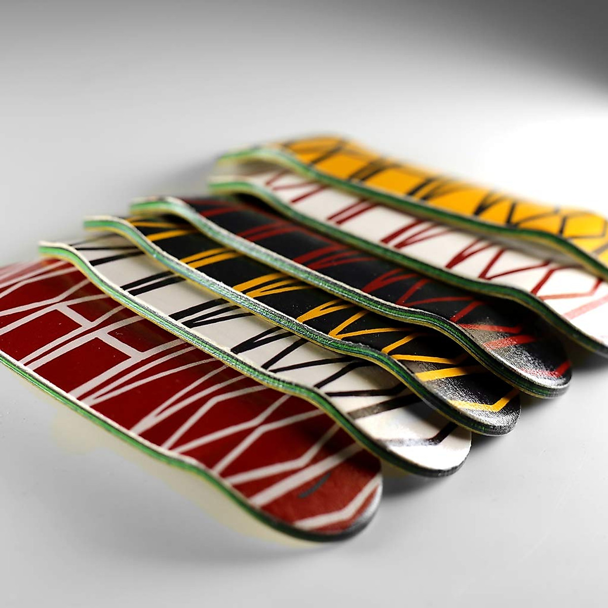 NOAHWOOD Fingerboards 8.0 Deck(Yellow-Black) 100mm X 33mm Deck