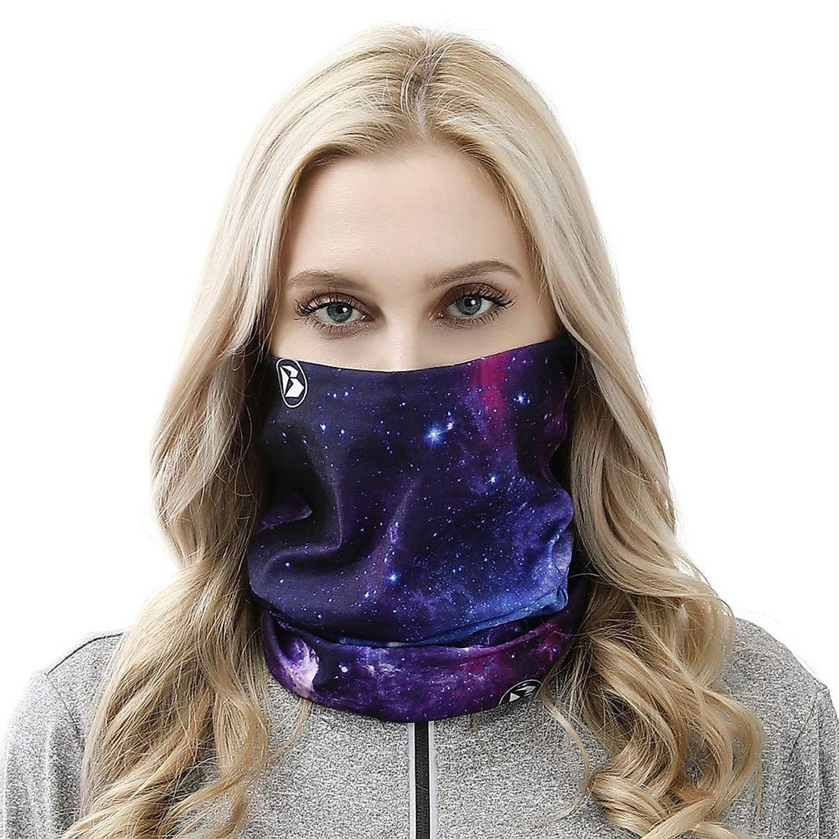 LOTUYACY Outdoor Wide Headband, Neck Gaiter Windproof Scarf Sunscreen Breathable Bandana for Men&Women,Multi Function Headwear