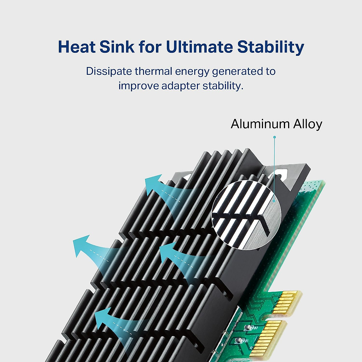 TP-Link AC1200 PCIe WiFi Card(Archer T4E)- 2.4G/5G Dual Band Wireless PCI Express Adapter, Low Profile, Long Range Beamforming, Heat Sink Technology, Supports Windows 11/10/8.1/8/7/XP