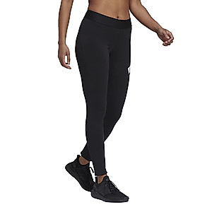 adidas Women's Sportswear 3-Bar Leggings, Black, Large