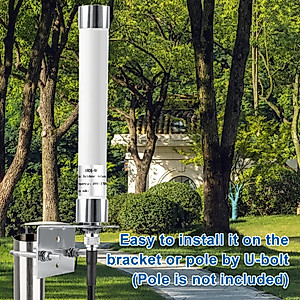 XRDS-RF 4G LTE Antenna 6dBi Omni-Directional Outdoor Fixed Mount Antenna with N Female Connector for Router, Modem, Radio, Signal Amplifier (698-2700MHz)