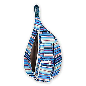 KAVU Mini Rope Bag Crossbody Polyester Sling Backpack - Playa Stripe