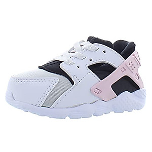 Nike Baby Boy's Huarache Run (Infant/Toddler) White/Pink Foam/Grey Fog/Off Noir 10 Toddler M