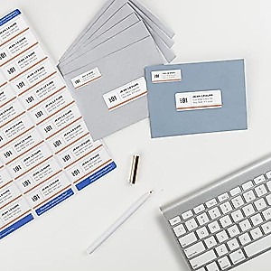 Avery Mailing Address Labels, Laser & Inkjet Printers, 300 Labels, 1 x 2-5/8, Permanent Adhesive (18160), White